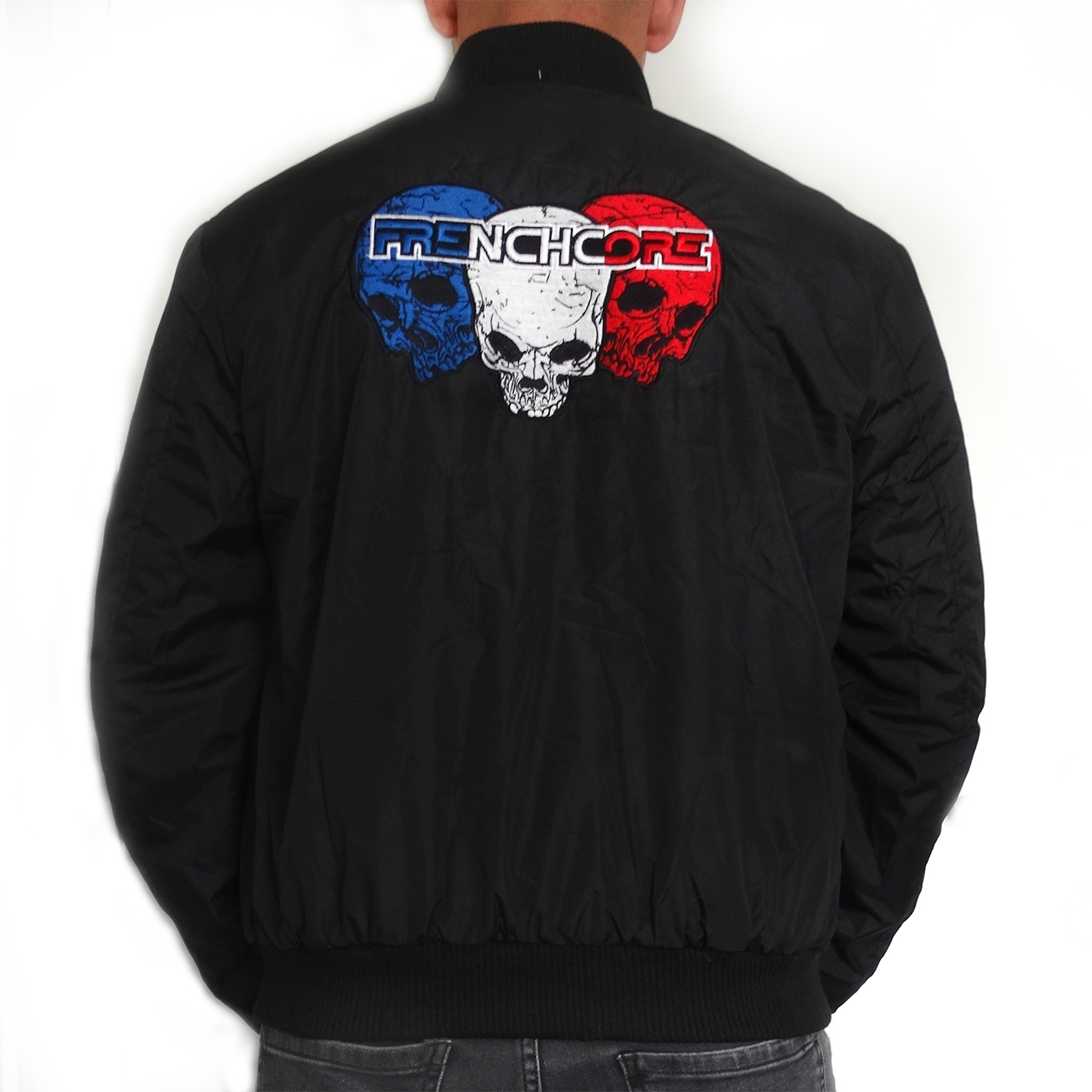 Frenchcore Baseball jacket 'Skulls' SPECIAL PRICE! (FRCBASESKL) Jacket ...