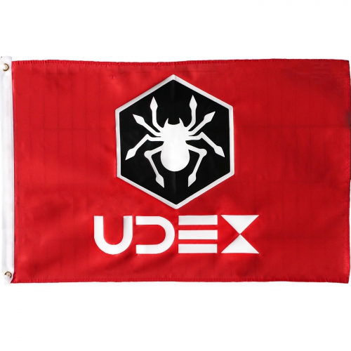 Udex Code Red Flag (UDEXFLAG) Flag - Rigeshop