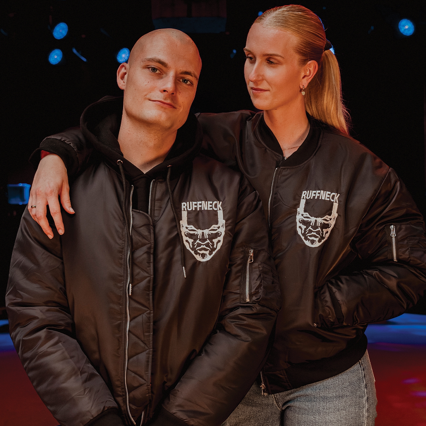 Ruffneck '90 Bomber Jacket Black (RUFF90BOBL) Jacket - Rigeshop